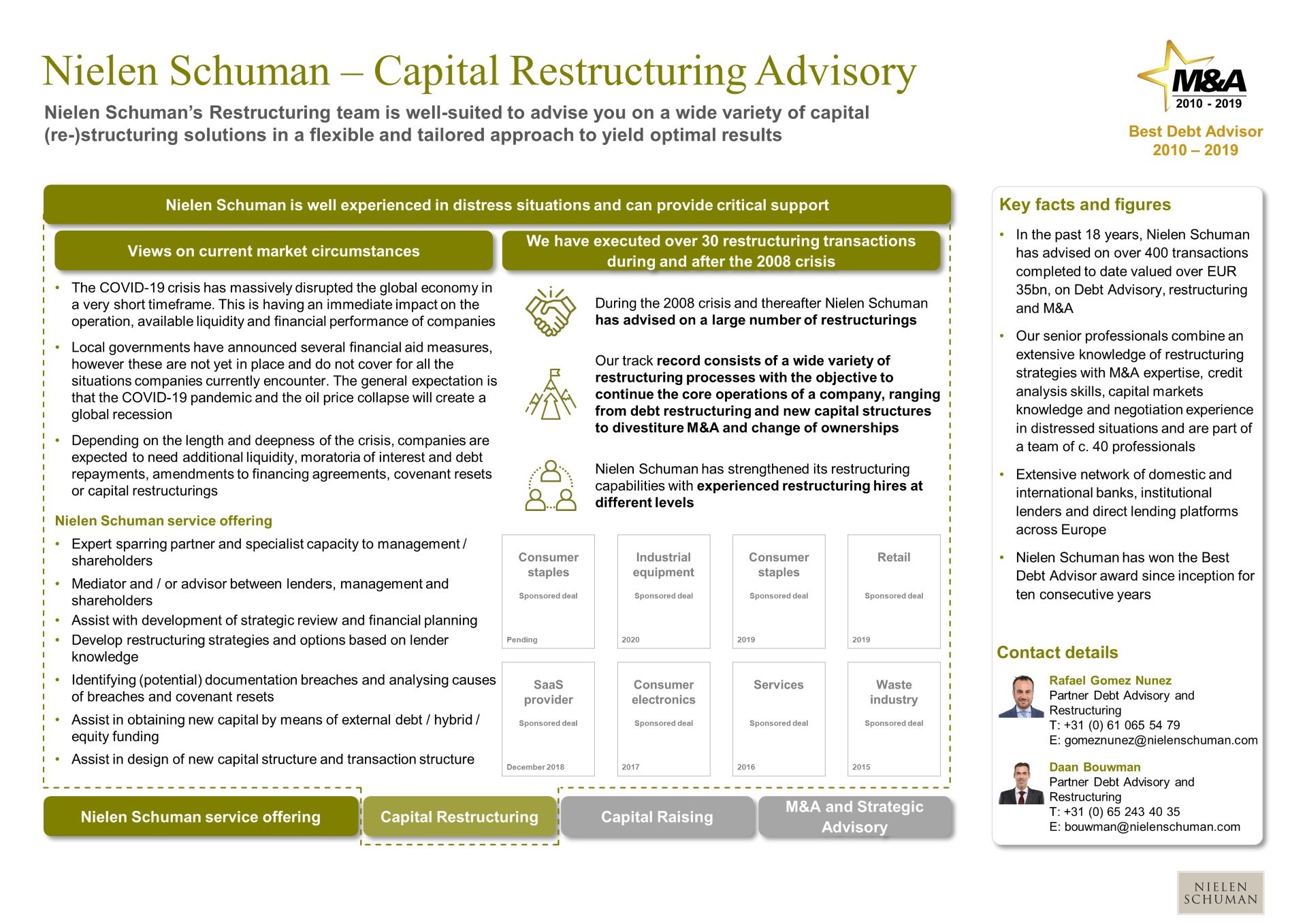 Capital Restructuring - Nielen Schuman